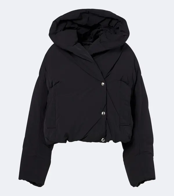 Sportmax Cropped Hooded Down Jacket