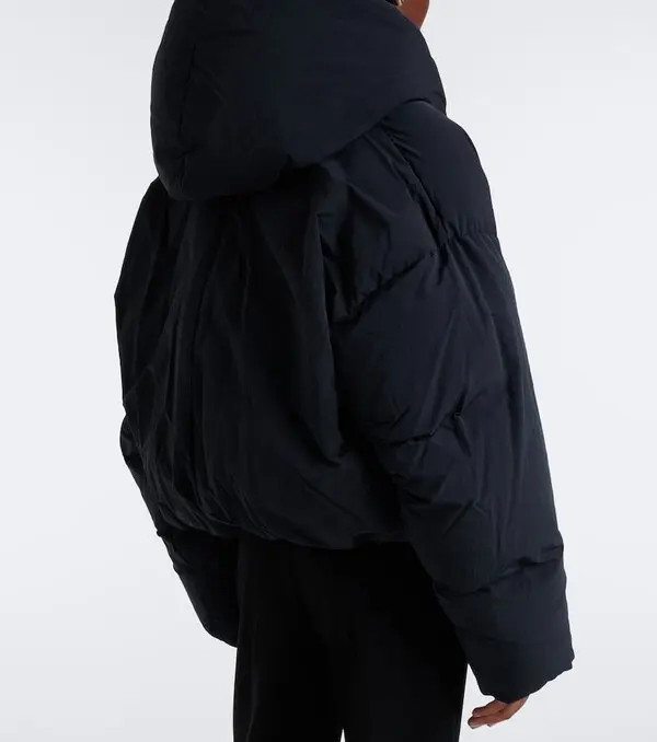 Sportmax Cropped Hooded Down Jacket