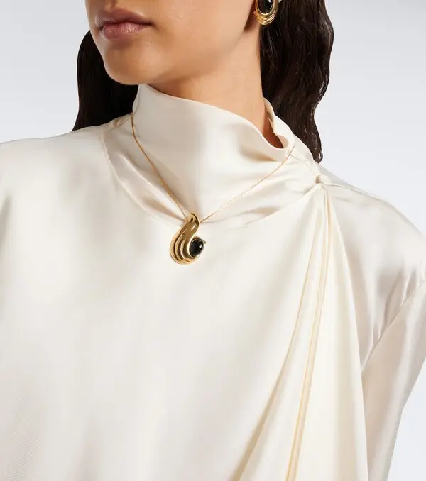 FERRAGAMO Embellished Pendant Necklace