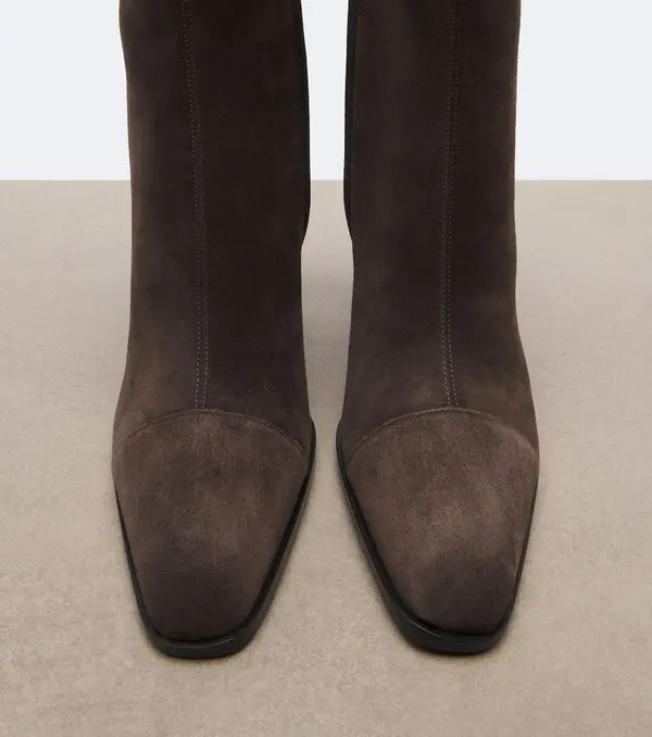 Saint Laurent Venetia Suede Ankle Boots