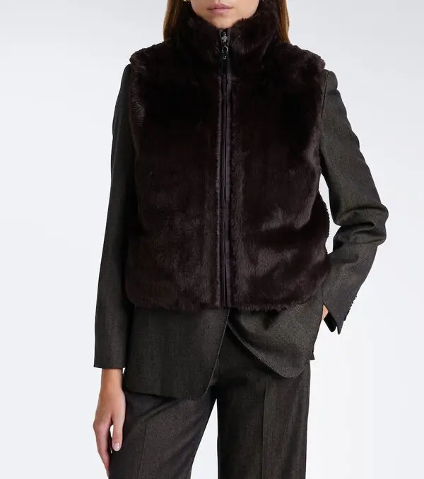 Max Mara Zip-up Puffer Vest