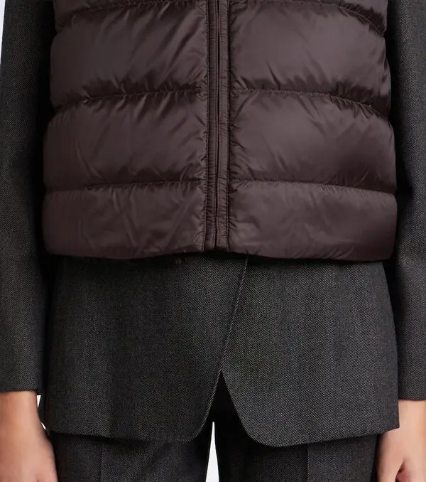 Max Mara Zip-up Puffer Vest