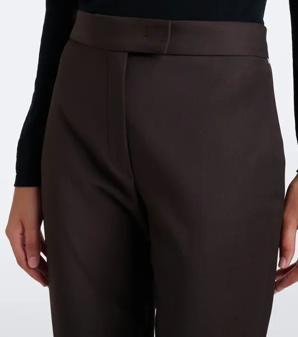 Sportmax Wool-blend Flared Pants