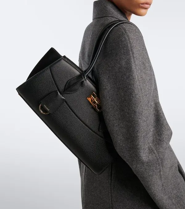 FERRAGAMO Studio East-west Small Leather Shoulder Bag