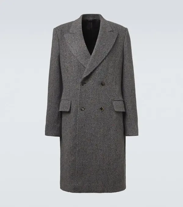 Gabriela Hearst Mcaffrey Herringbone Wool And Cashmere Coat