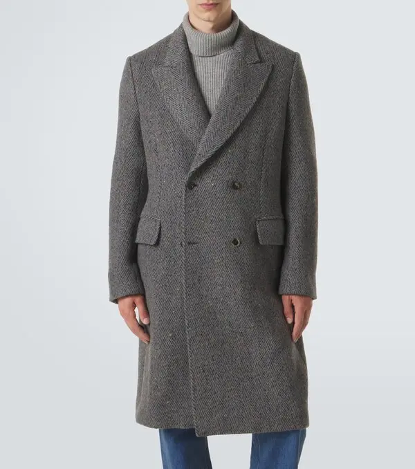 Gabriela Hearst Mcaffrey Herringbone Wool And Cashmere Coat