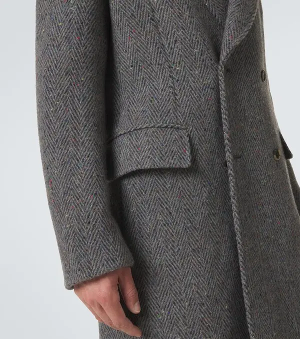 Gabriela Hearst Mcaffrey Herringbone Wool And Cashmere Coat