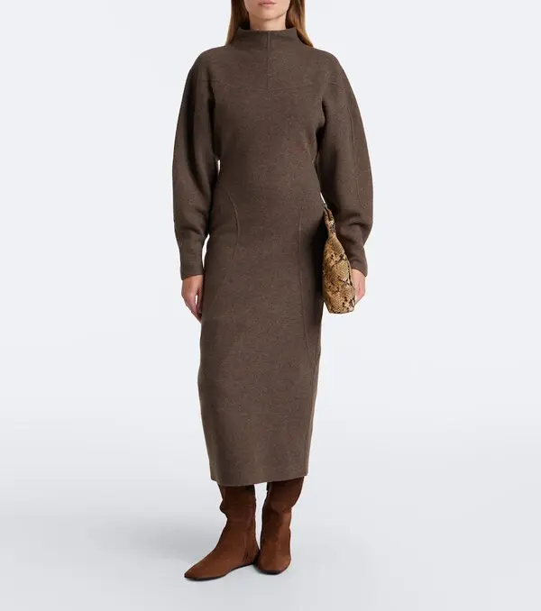 Max Mara Wool And Cashmere-blend Sweater Dress
