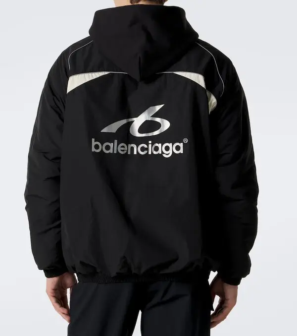 Balenciaga Logo Cotton Hoodie