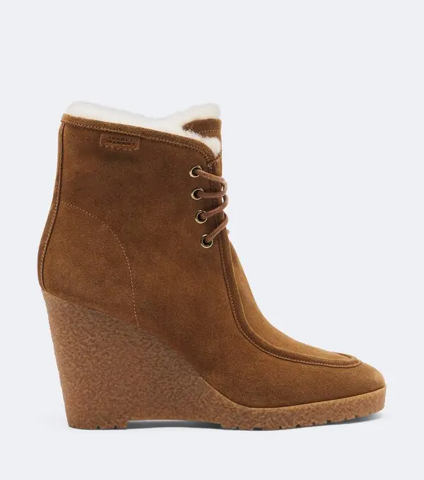 Isabel Marant Étoile Cylia Suede Wedge Ankle Boots