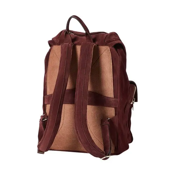 Brunello Cucinelli Suede Leisure Backpack