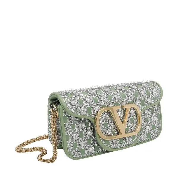 Valentino Garavani Loco' Small Embroidered Shoulder Bag