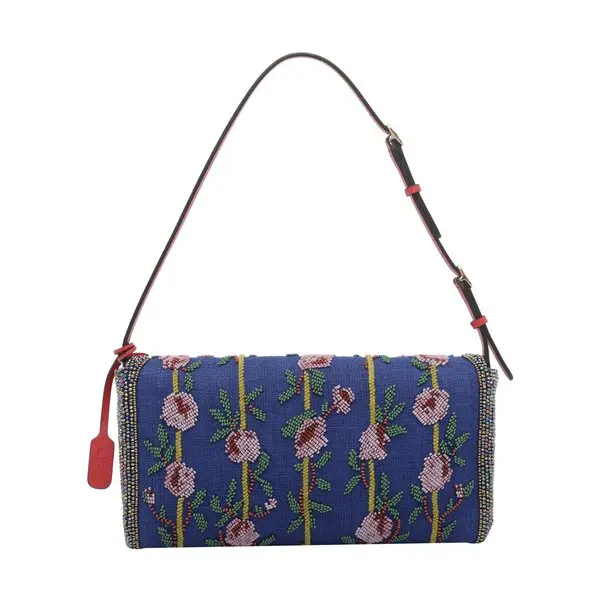 Valentino Garavani Floreal Embroidery Shoulder Bag