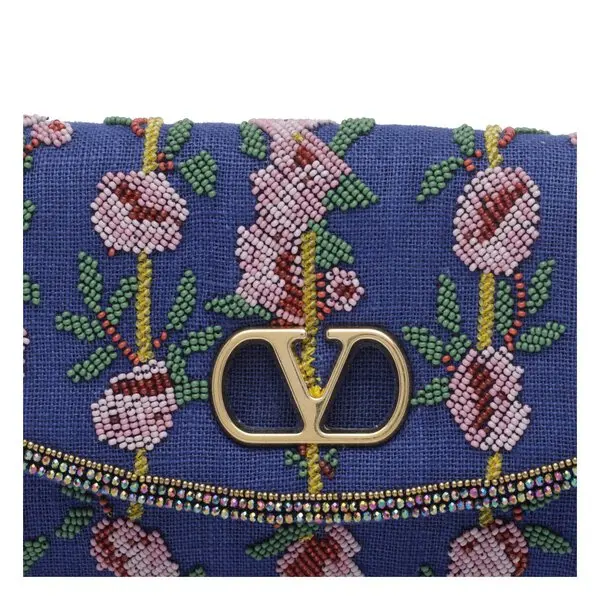 Valentino Garavani Floreal Embroidery Shoulder Bag