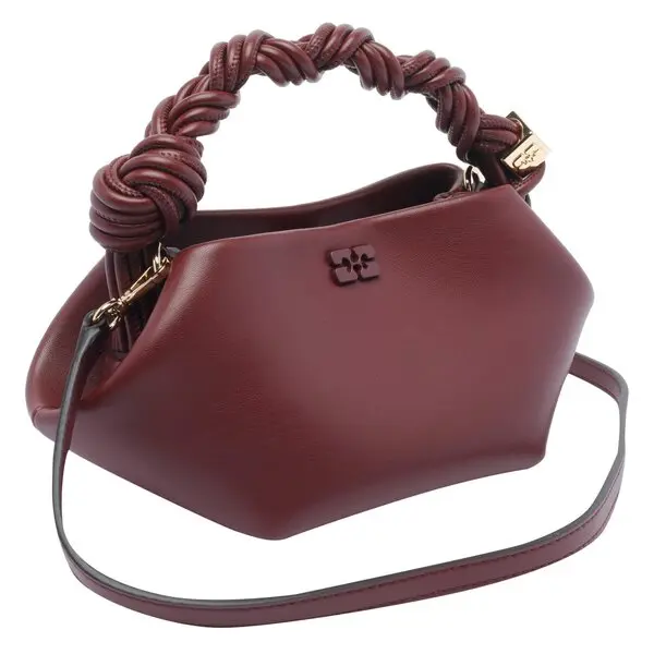 GANNI Mini Bou Handbag - Red