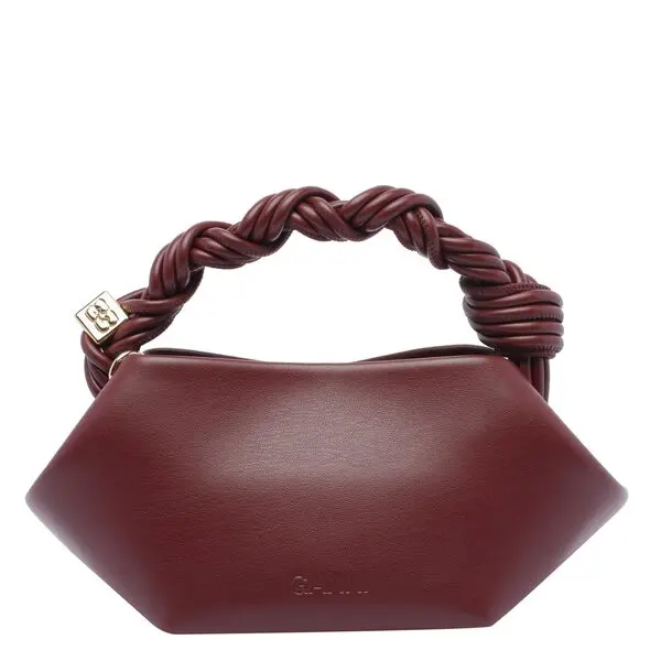 GANNI Mini Bou Handbag - Red