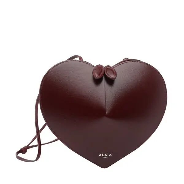 Alaïa Le Coeur Crossbody Bag - Red