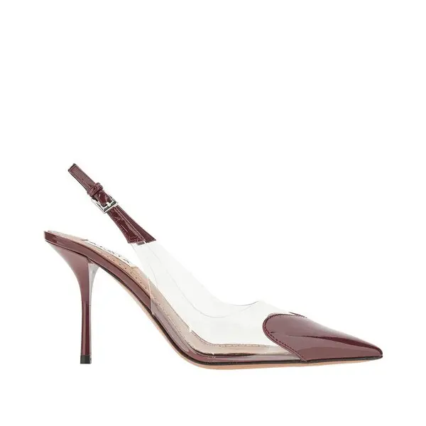 Alaïa Pvc And Leather 'le Coeur' Slingback Pumps - Red