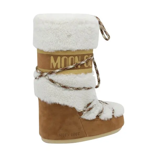 Moon Boot Lab69 Icon Boot In Shearling