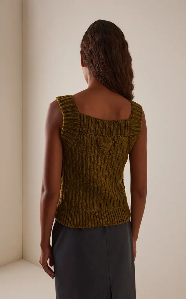 Prada Alpaca Knit Tank Top