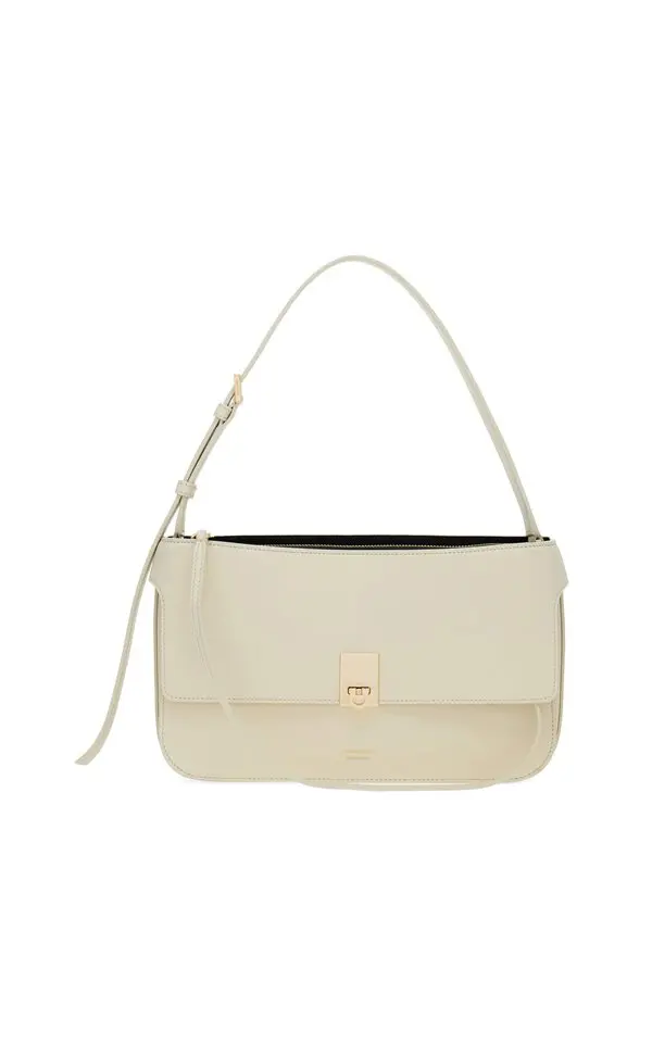 FERRAGAMO Cara Calfskin Leather Shoulder Bag