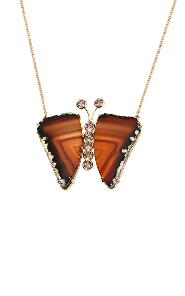 EDEN PRESLEY 14k Yellow Gold Butterfly Pendant