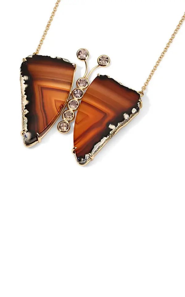 EDEN PRESLEY 14k Yellow Gold Butterfly Pendant