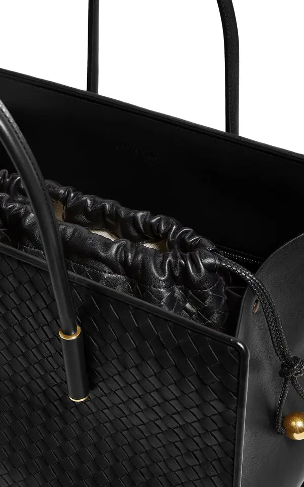 Bottega Veneta Medium Barbara Intrecciato Leather Tote Bag