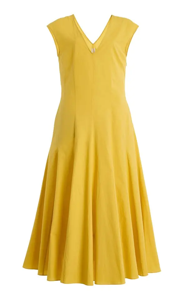 Another Tomorrow Cotton Maxi Dress