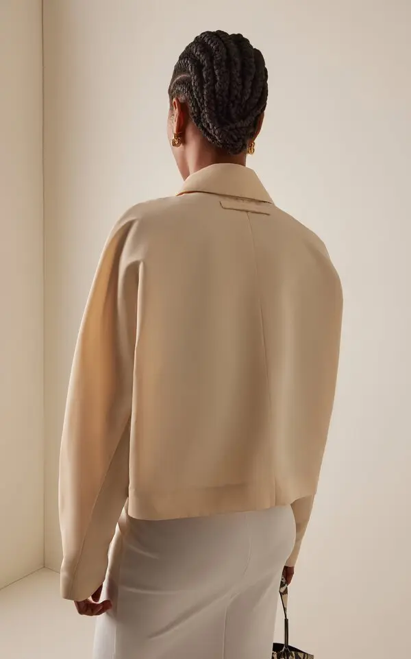 Another Tomorrow Short Balmacaan Jacket