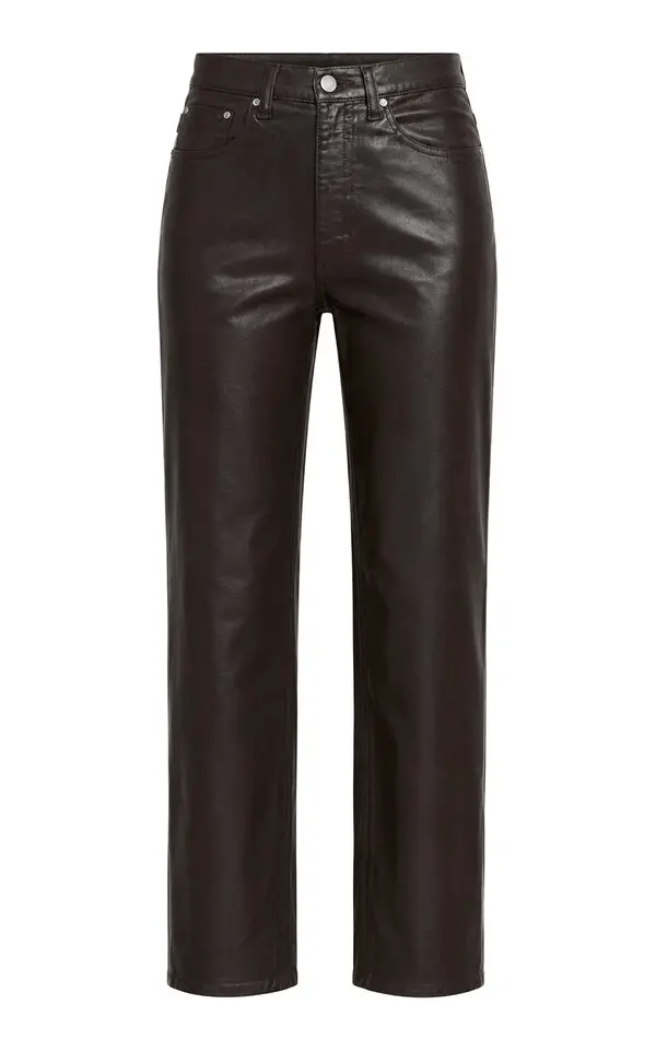 DL1961 Karmine Refined Wide Leg Sculptsystem™ Coated Jeans