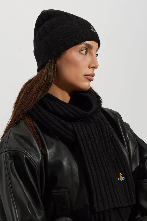 VIVIENNE WESTWOOD Cashmere Hat ‘classic - Black