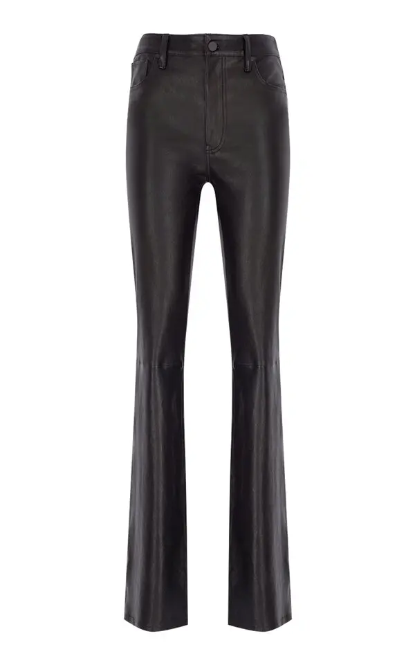 Zeynep Arçay Straight-cut Stretch Leather Pants