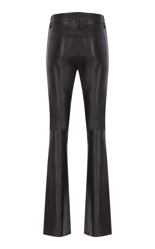 Zeynep Arçay Straight-cut Stretch Leather Pants