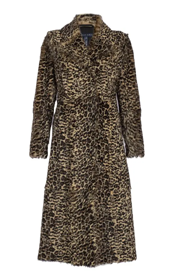 Zeynep Arçay Leopard-print Shearling Coat