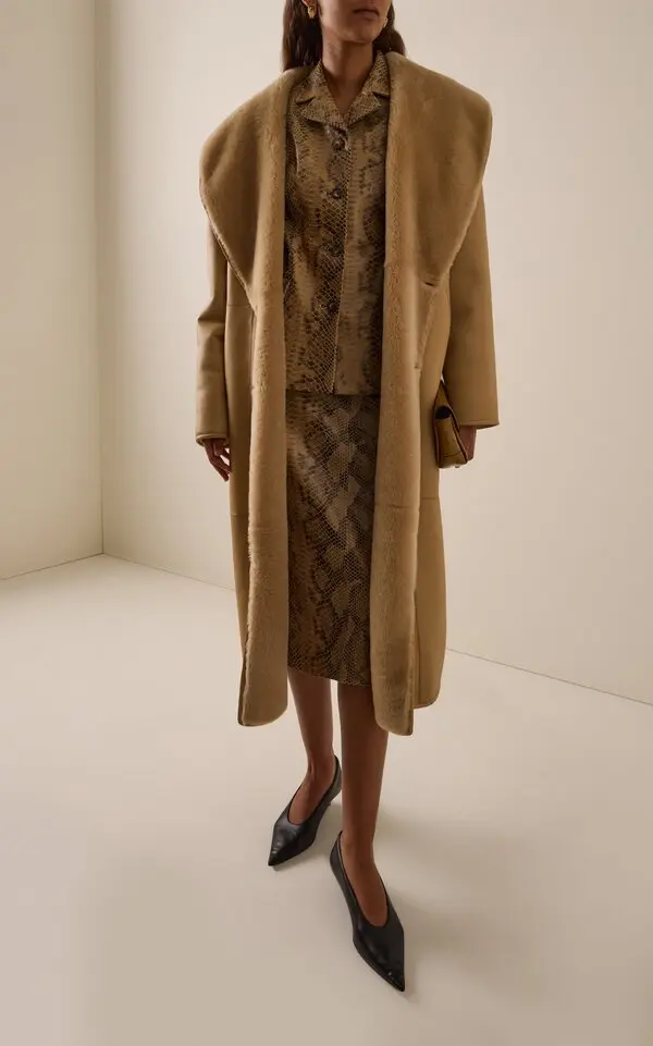 Zeynep Arçay Vintage Shearling Coat
