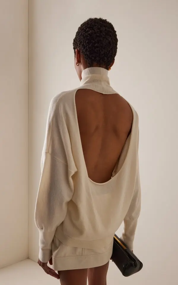 Zeynep Arçay Backless Cashmere Jumper