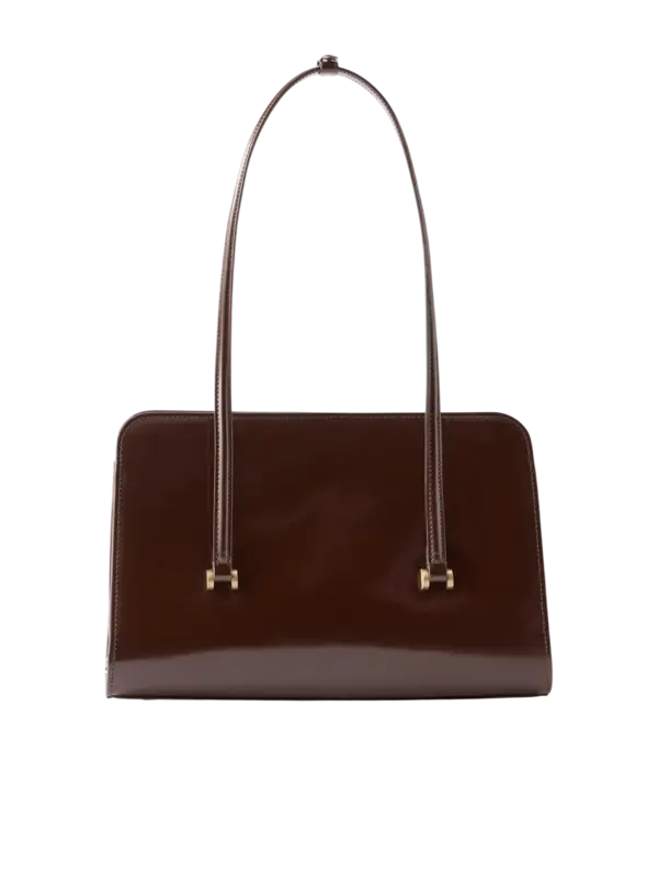 KALLMEYER Magazine Patent-leather Shoulder Bag - Brown