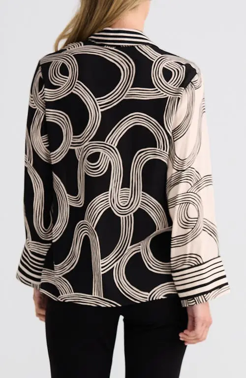 BRAVE+TRUE Lucy Print Button-up Shirt