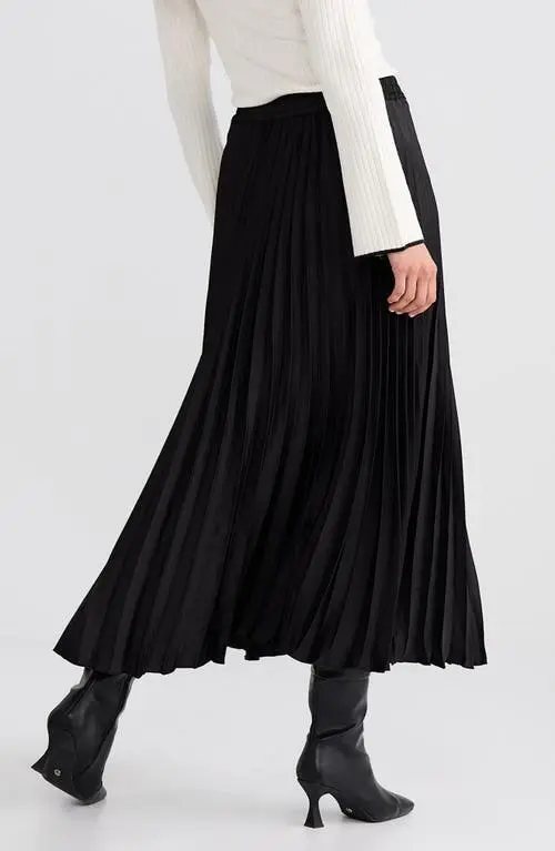 BRAVE+TRUE Alias Pleated Maxi Skirt