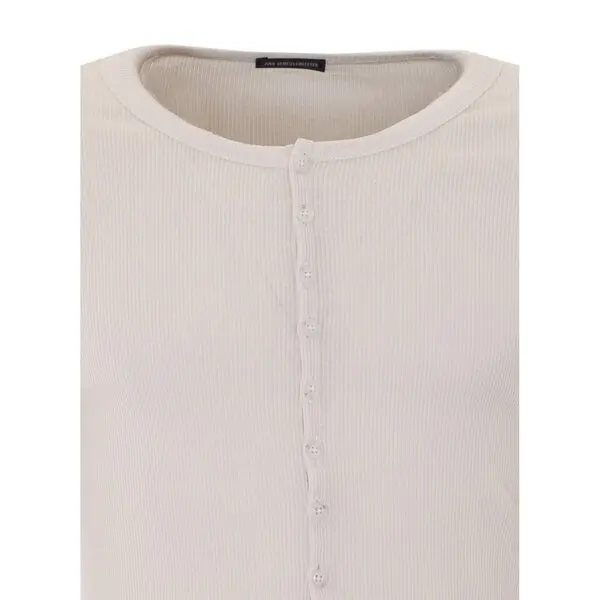 ANN DEMEULEMEESTER Hamar Wrinkled Long Sleeves Top - White
