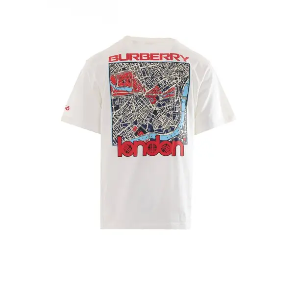 Burberry T-shirt With Logo And London Map
