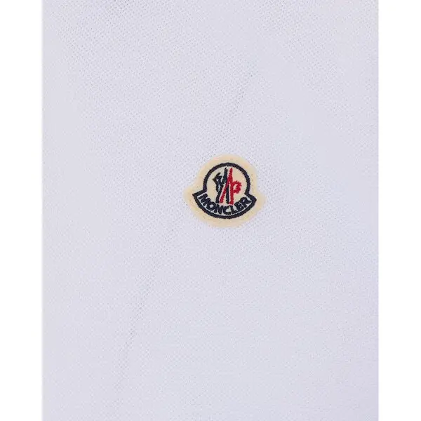 Moncler Logo Polo - White