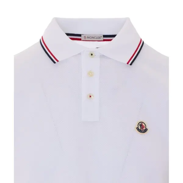 Moncler Logo Polo - White