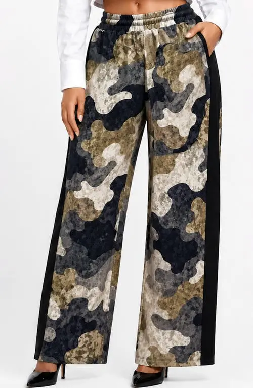 DAI MODA Camo Wide Leg Pants