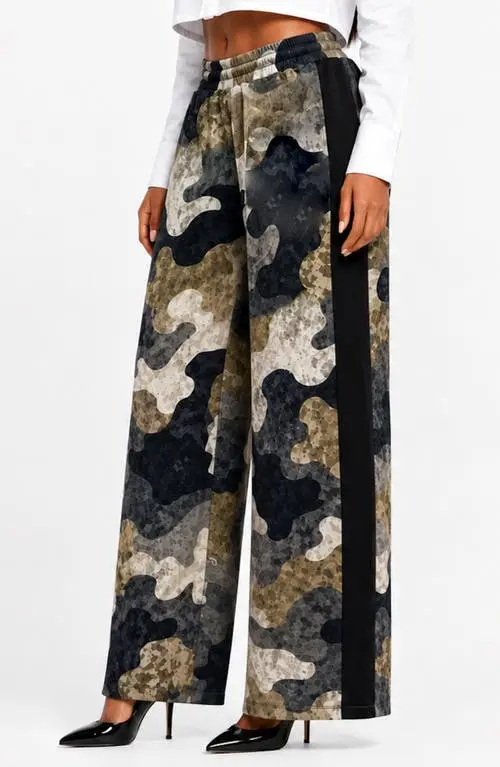 DAI MODA Camo Wide Leg Pants