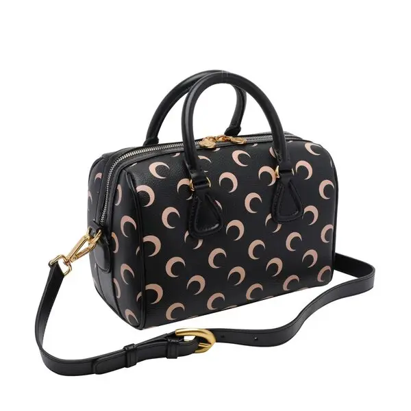MARINE SERRE Moon Canvas Strike Handbag