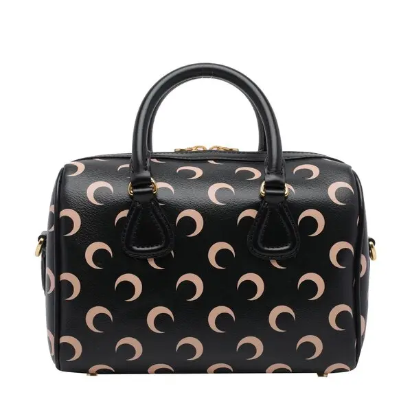 MARINE SERRE Moon Canvas Strike Handbag
