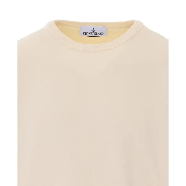 Stone Island Logo Sweatshirt - White