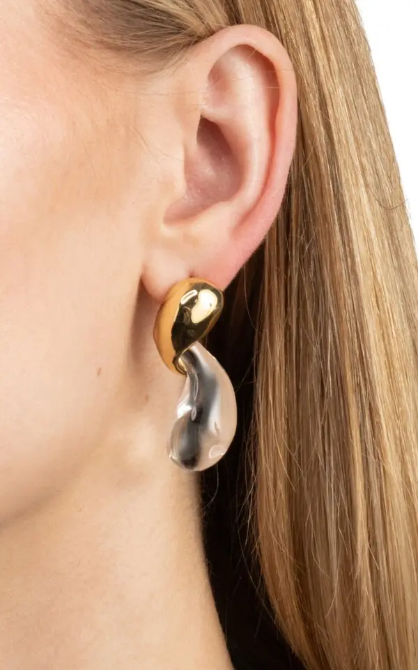 Alexis Bittar Liquid Lucite 14k Gold-plated Earrings